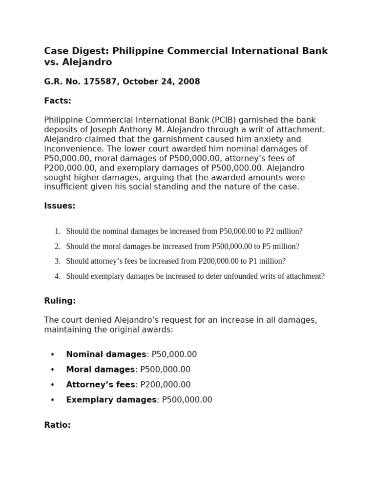 Philippine Supreme Court Case Digests | PDF | Lawsuit | Foreclosure