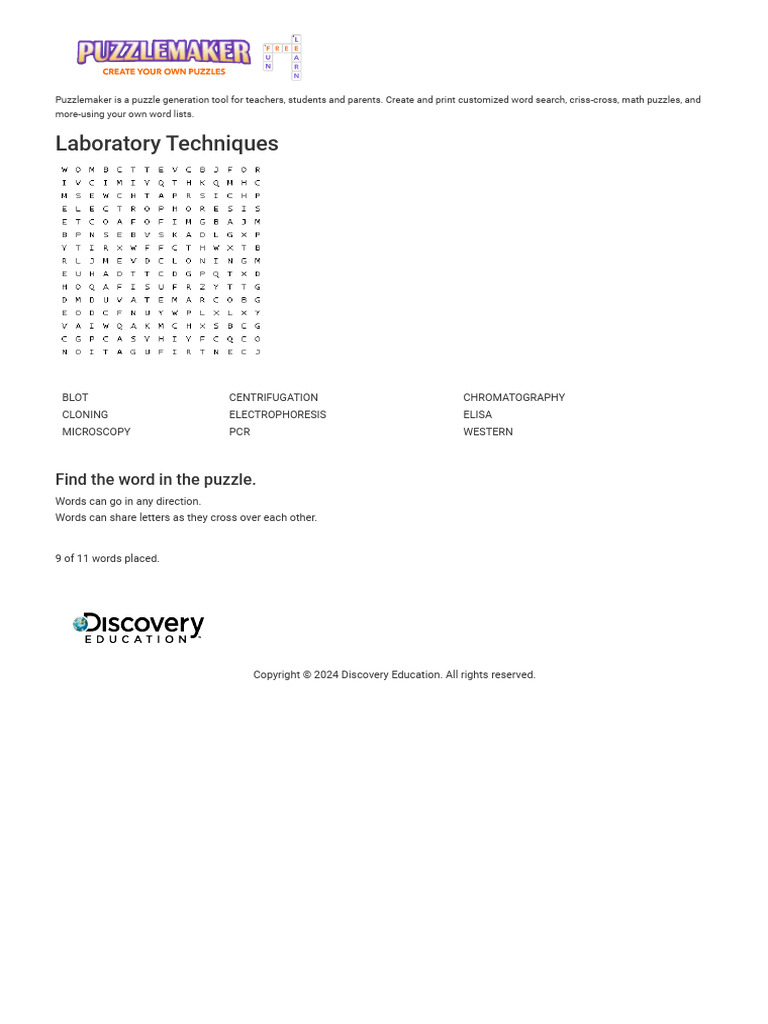 Laboratory Techniques | PDF