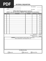 Consumable Request Form | PDF