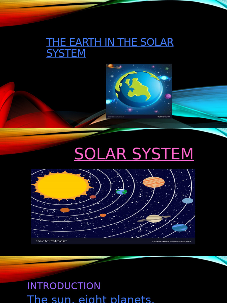 The Earth in The Solar System | PDF