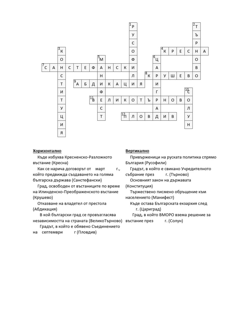 Crossword Maker Full | PDF