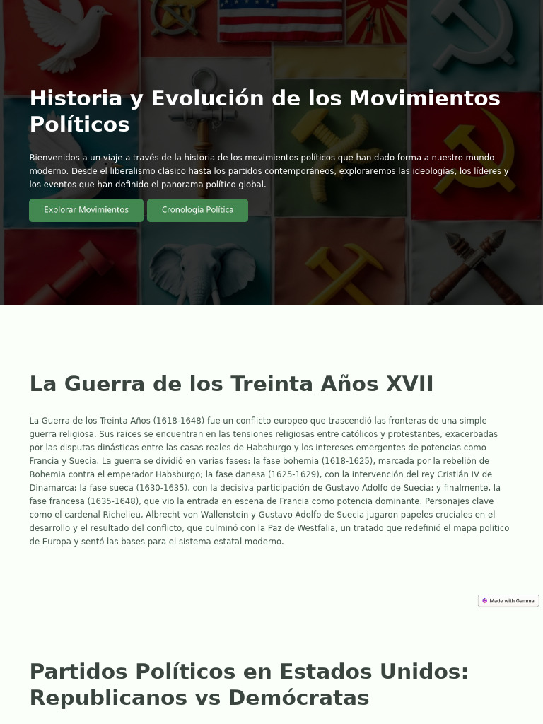 Historia y Evolucion de Los Movimientos Politicos | PDF | Liberalismo | Anarquismo