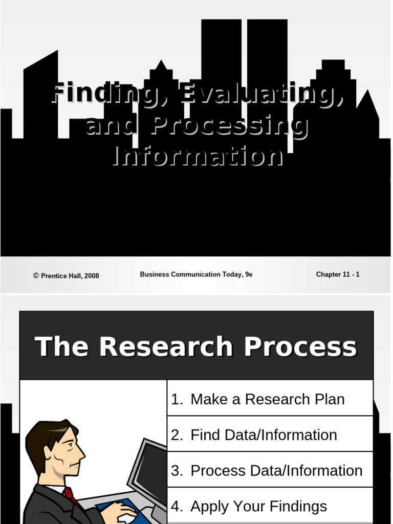 CH 13 - Finding, Evaluating, and Processing Information (9ed) 2008 | PDF | Information ...