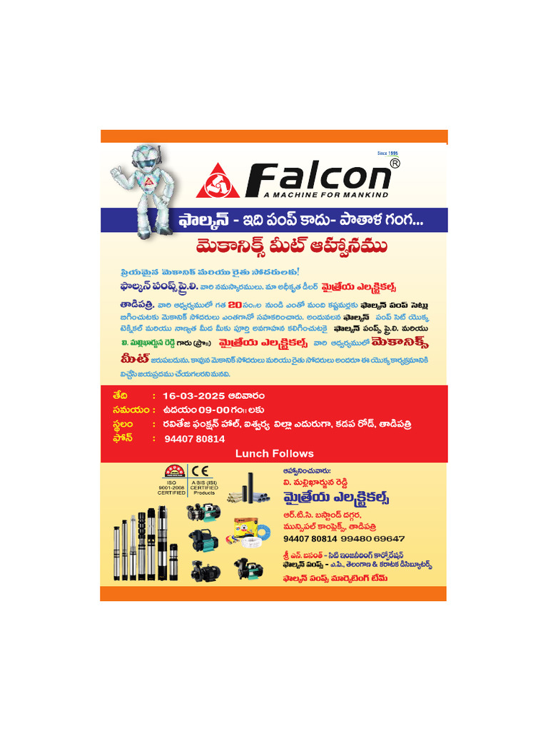 Falcon Revised 1 | PDF