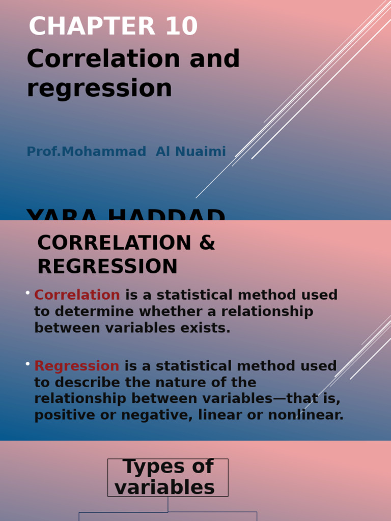 Correlation and Regression Explained | PDF | Regression Analysis ...