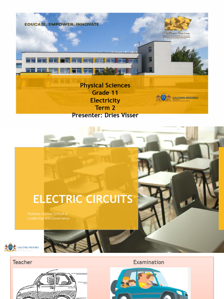 GRADE - 11 - SSIP - A - JIT - Term - 1 - ELECTRIC CIRCUITS | PDF ...