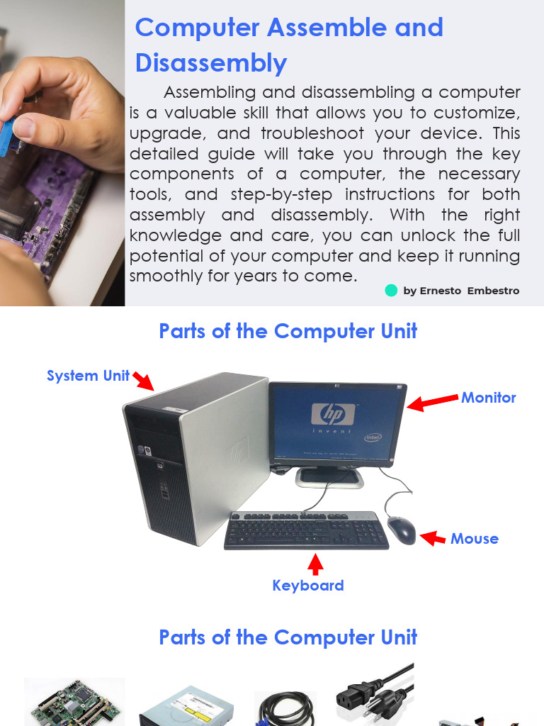 1 4 Computer Assembly and Disassembly | PDF | Office Equipment ...