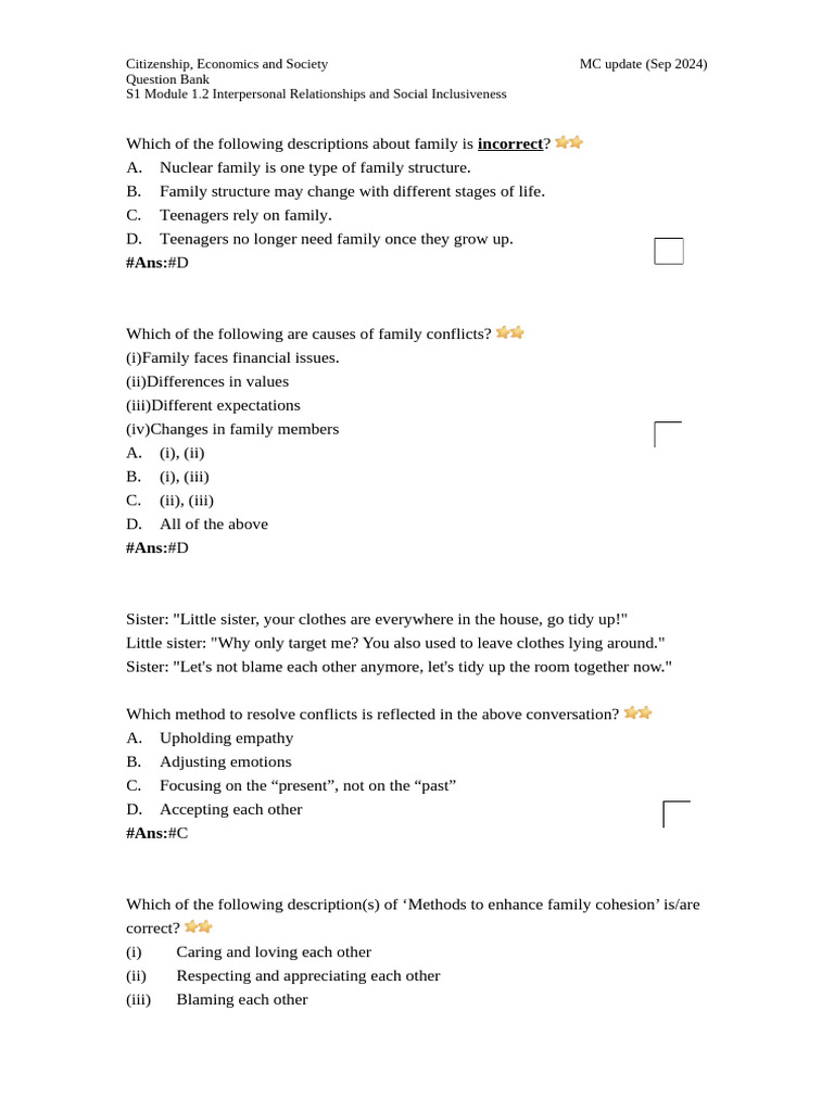 Module 1.2 MC - New - T 202409 | PDF