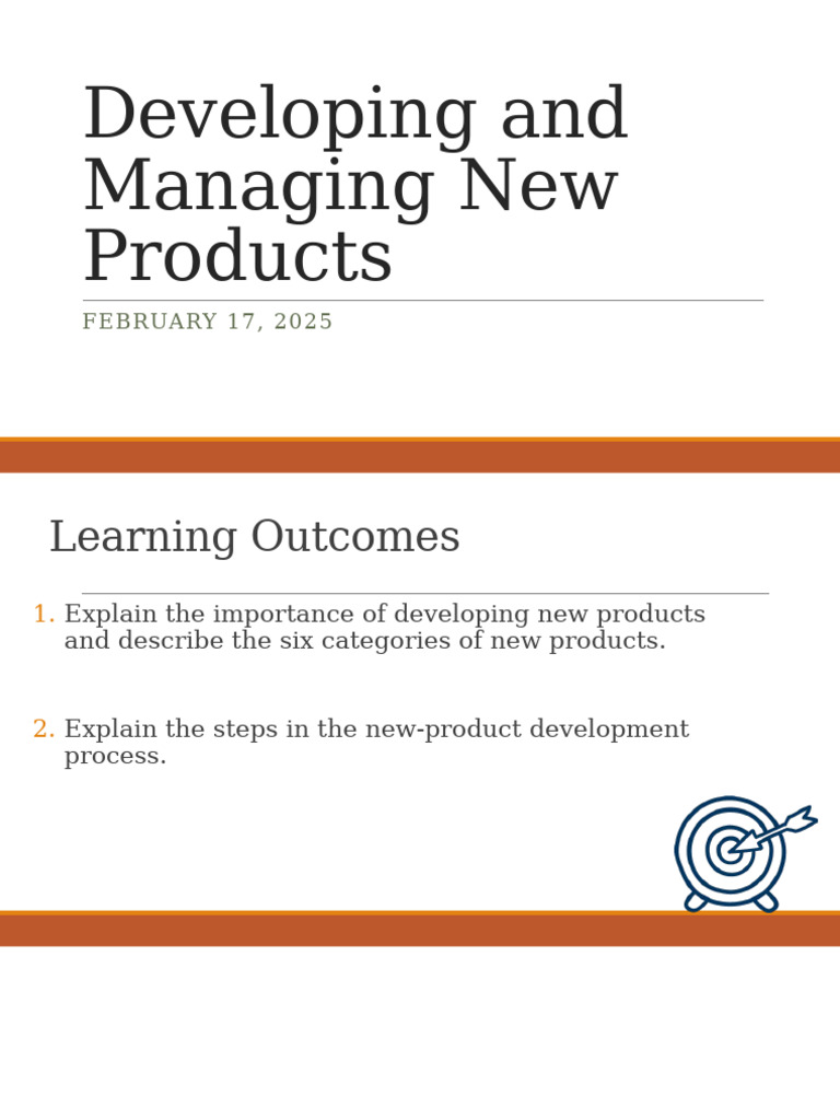 Developing and Managing Products | PDF | Marketing | Marketing Strategy