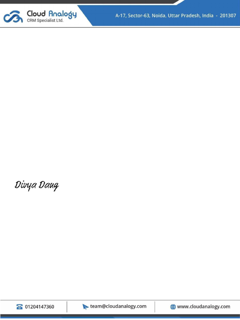 Experience Letter - Vishesh Mishra | PDF