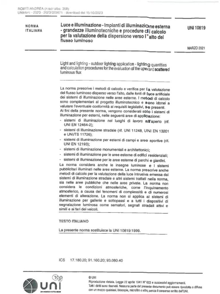 Uni 10819 2021 Io | PDF
