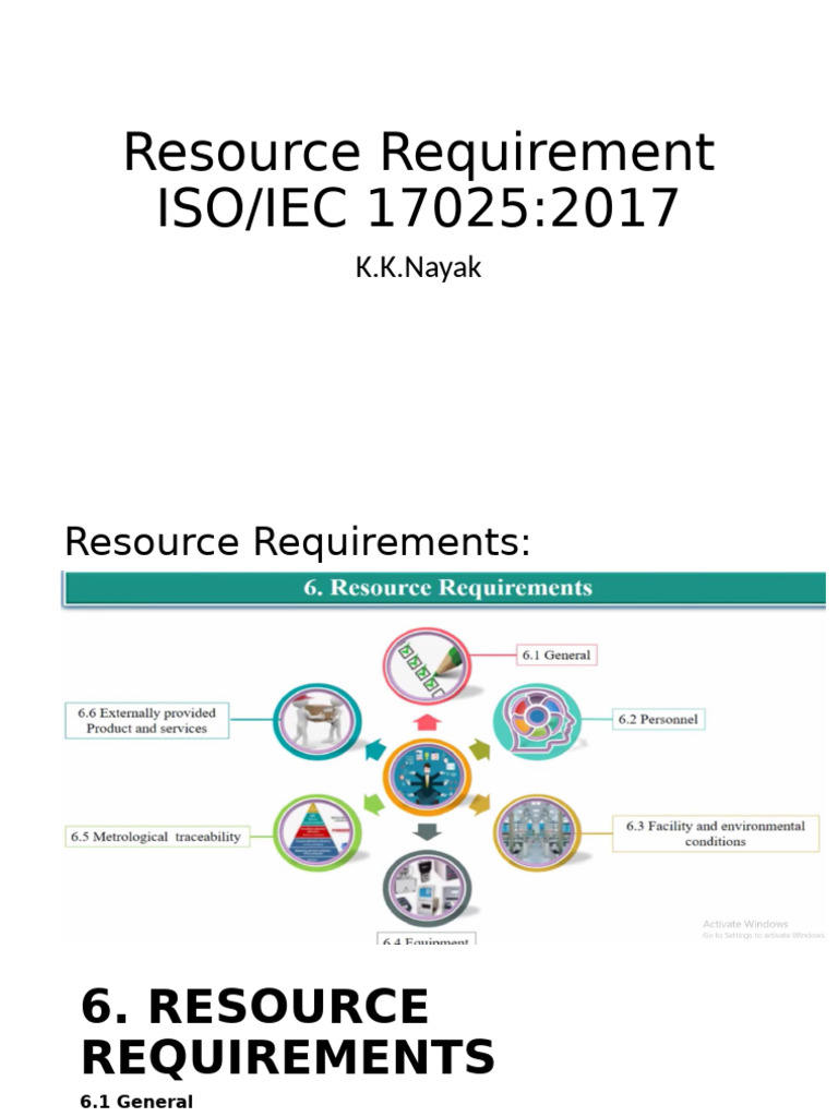 ISO/IEC 17025:2017 Resource Requirements | PDF | Calibration | Metrology