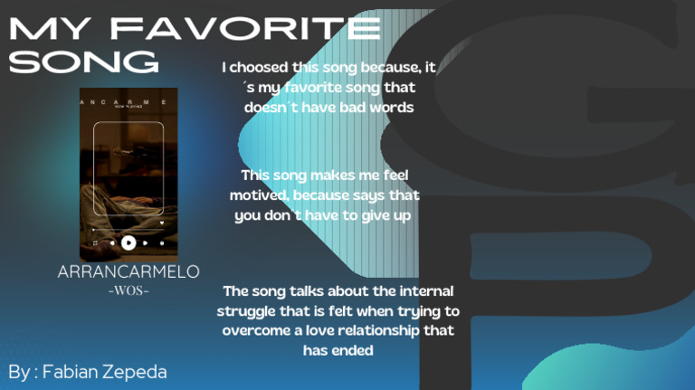 My Favorite Motivational Song | PDF