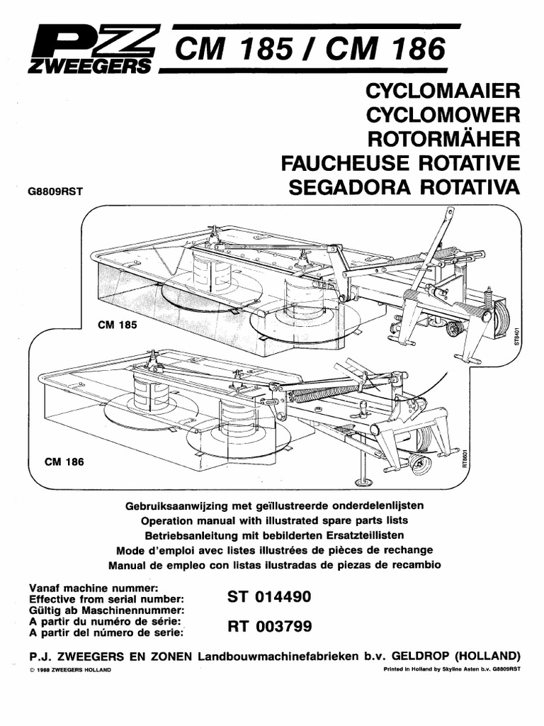 Manuel PZ CM 185 186 | PDF