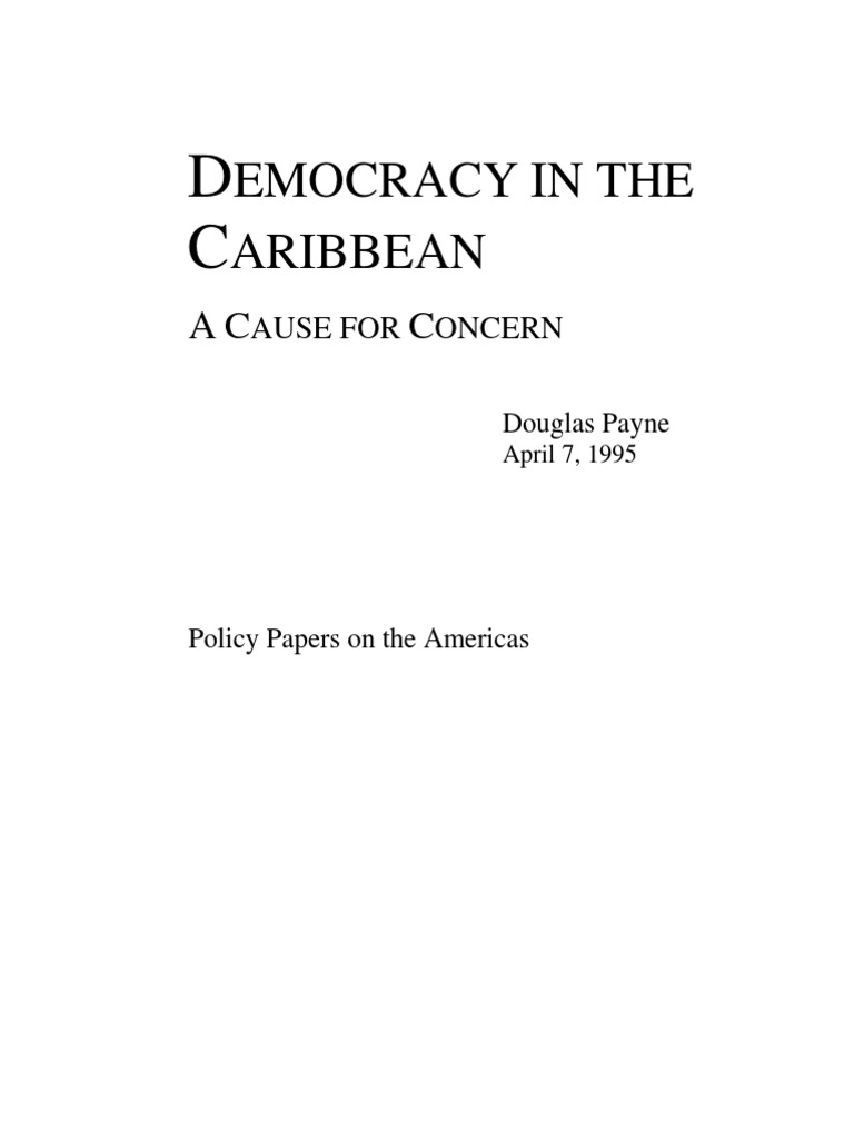 Democracy in The Caribbean | PDF | Center For Strategic And ...