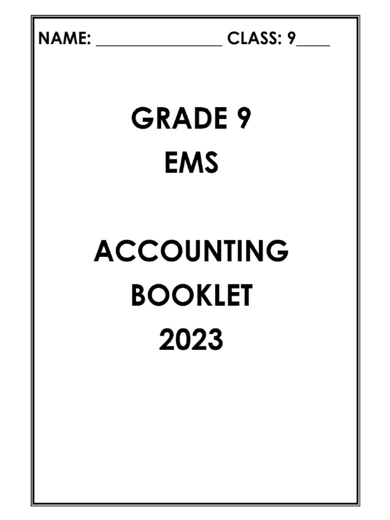 Accounting Notes | PDF