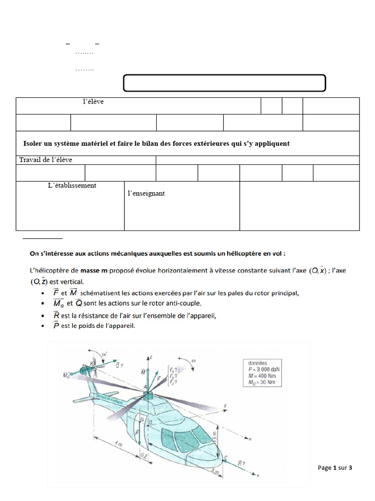 Sujet SEQ 3 MECA APP 2nde F3 | PDF