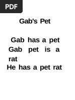 Cat, Bat, Mat: Phonics Worksheets | PDF