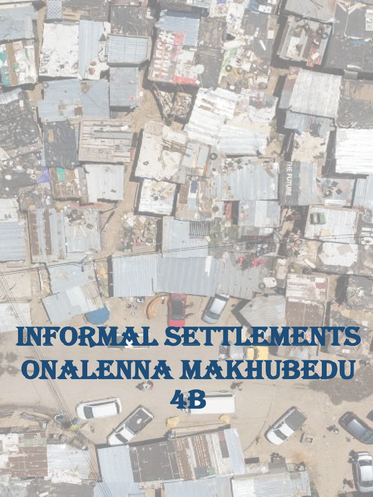 Informal Settlements | PDF