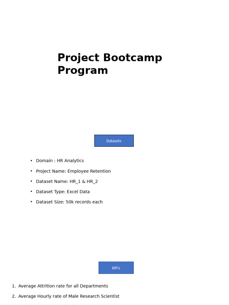 Project Bootcamp | PDF