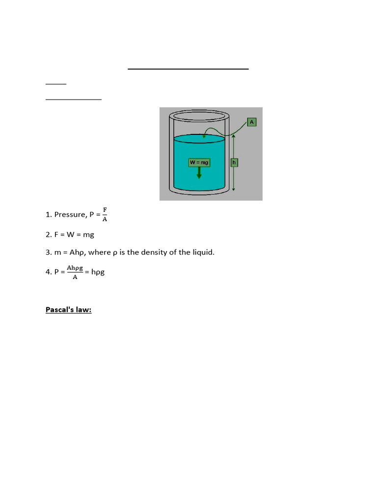 Mechanical Properties of Fluids Explained | PDF | Viscosity | Fluid ...