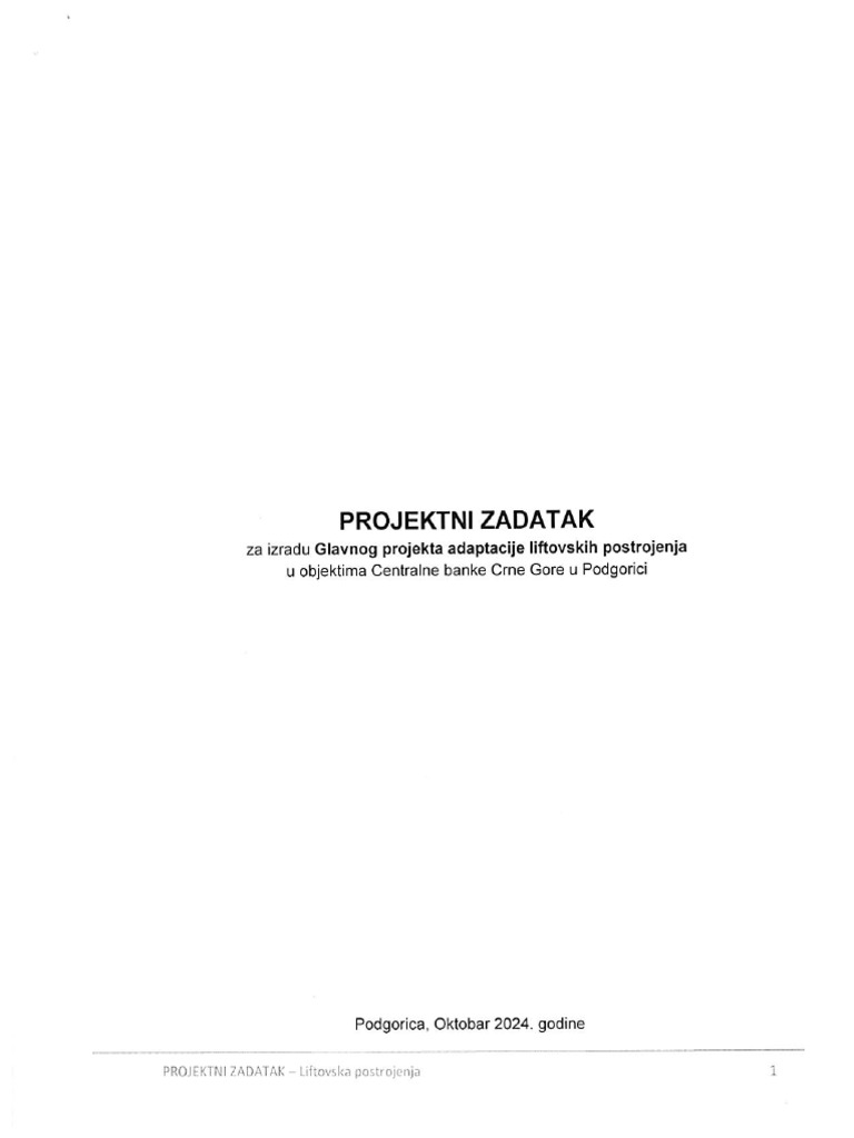2024 12 24 14 00 Projektni - Zadatak - LIFTOVI | PDF