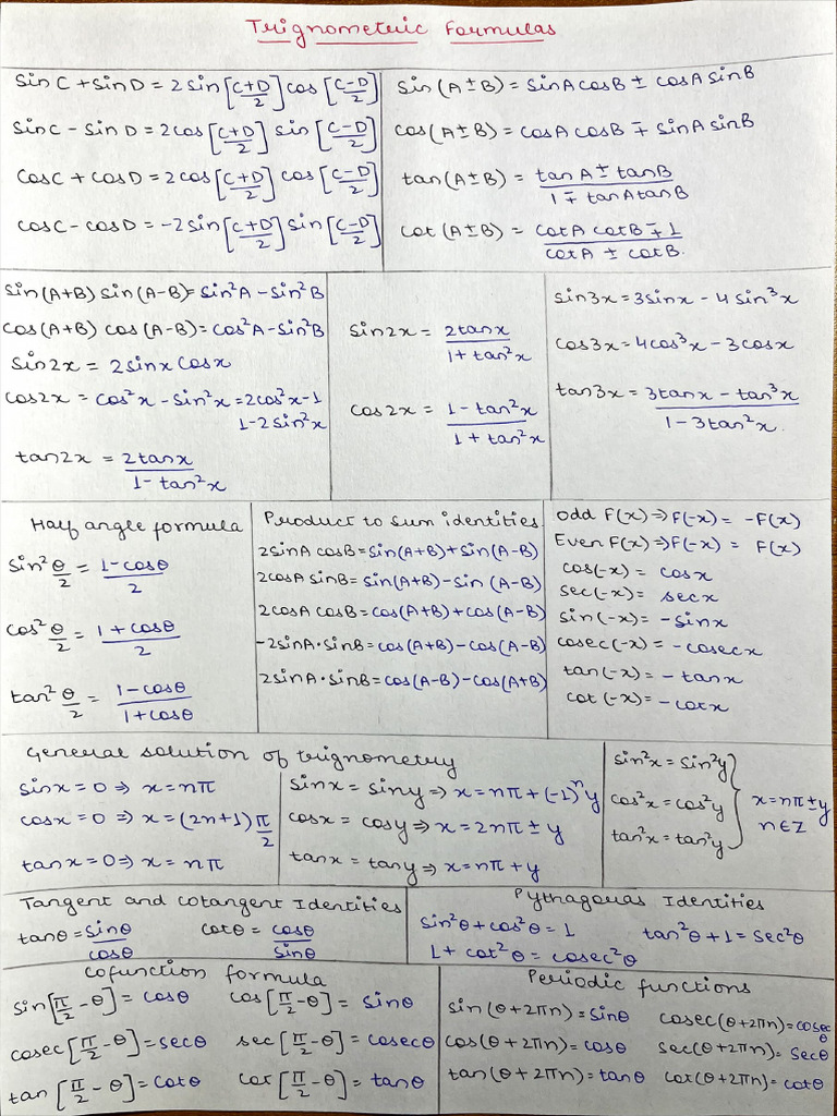 Trigonometric Identities | PDF