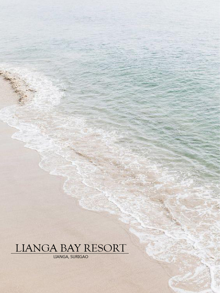 Lianga Bay Resort Project Overview | PDF | Room | Interior Design