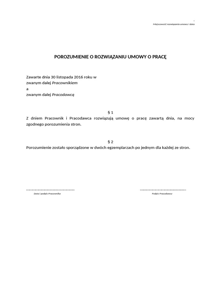 Porozumienie Stron Uni | PDF