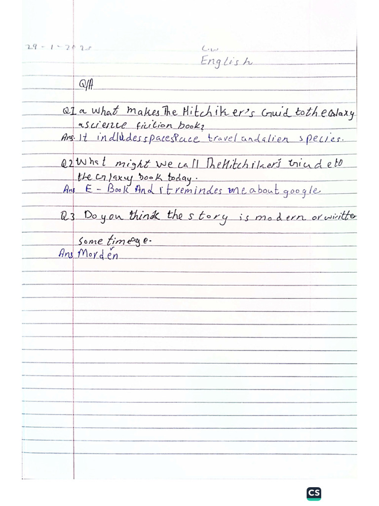 English Saim Today C.W 29 1 2025 | PDF