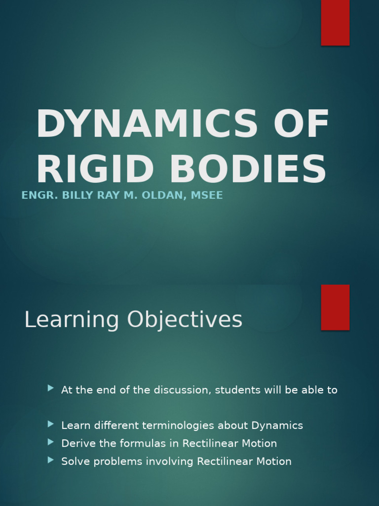 Dynamics of Rigid Bodies | PDF | Classical Mechanics | Acceleration