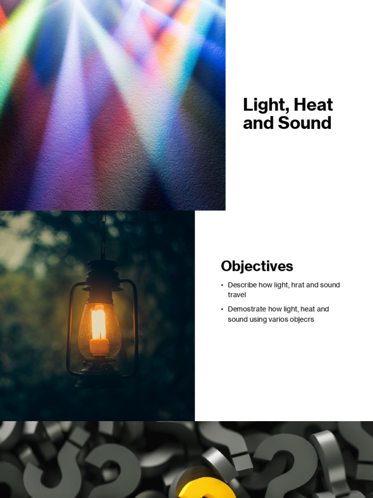 Light, Sound and Heat | PDF