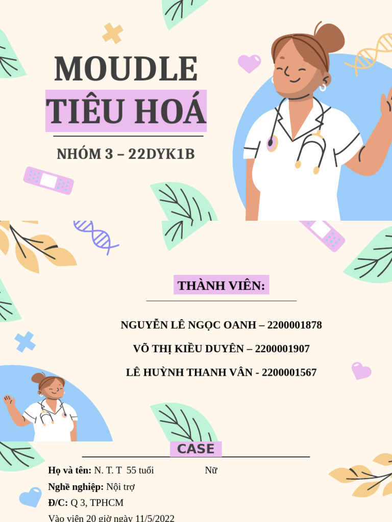 HOÁ-SINH-MOUDLE-TIÊU-HOÁ. | PDF