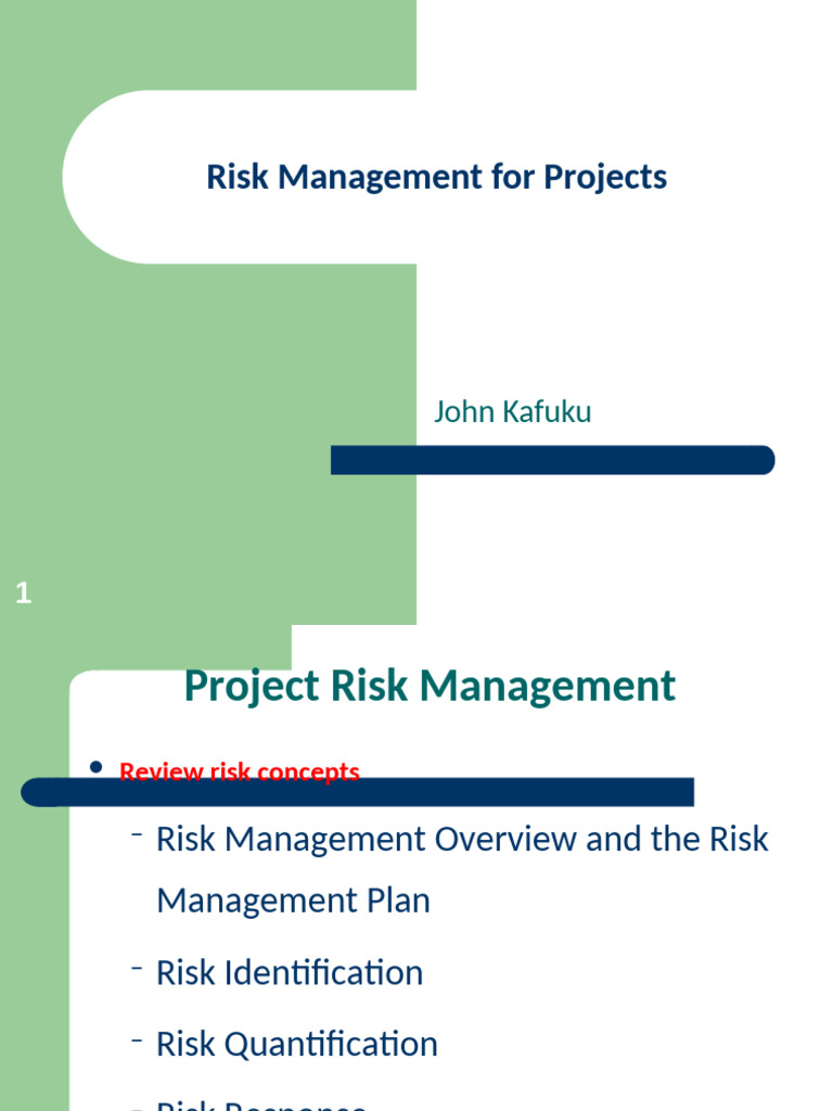 Project Risk Management - 2022 | PDF | Risk | Risk Management