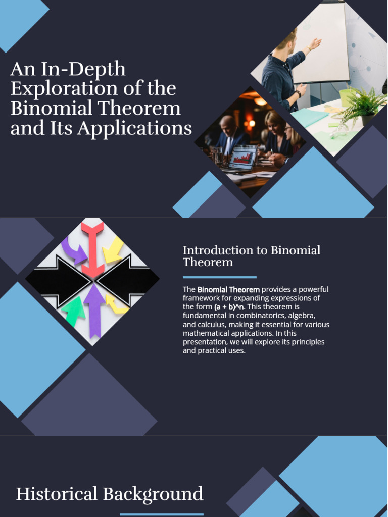 Binomial Theorem by Rishil Rishi Jain | PDF | Mathematics | Algebra