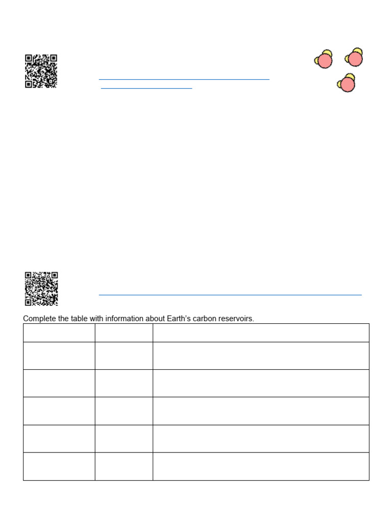 Carbon Cycle Webquest - 1st Part | PDF