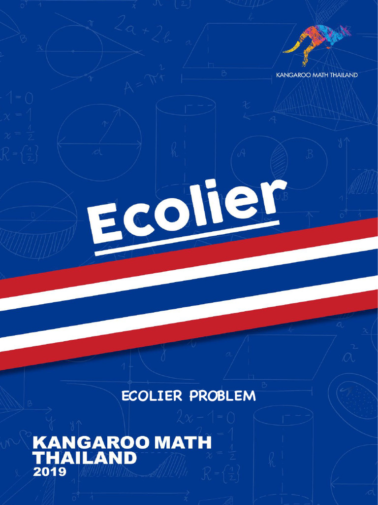KSF 2019 Ecolier Math Problems | PDF