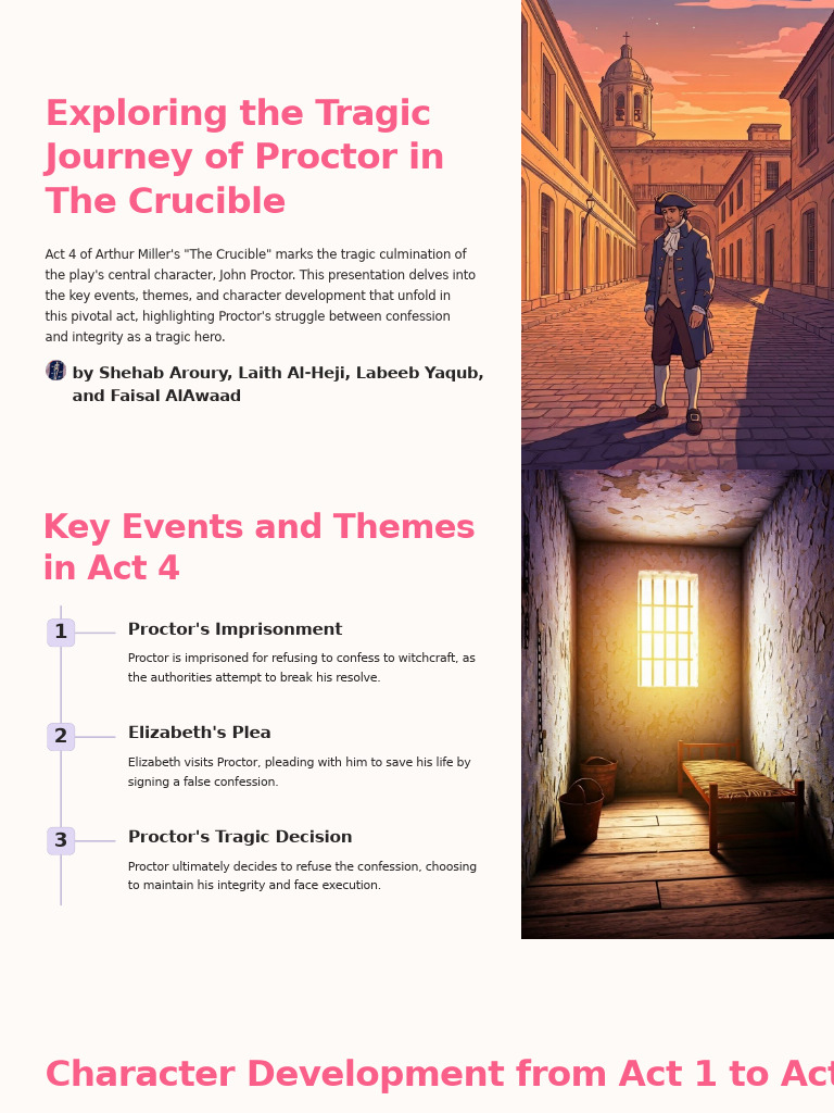 Exploring the Tragic Journey of Proctor in the Crucible | PDF | Mc ...