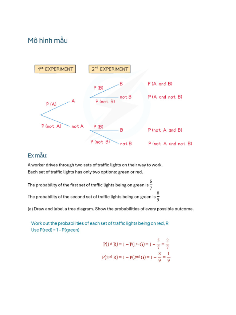 110325 - Bài Tập Tree Digram Probability | PDF | Zoology | Animals And Humans