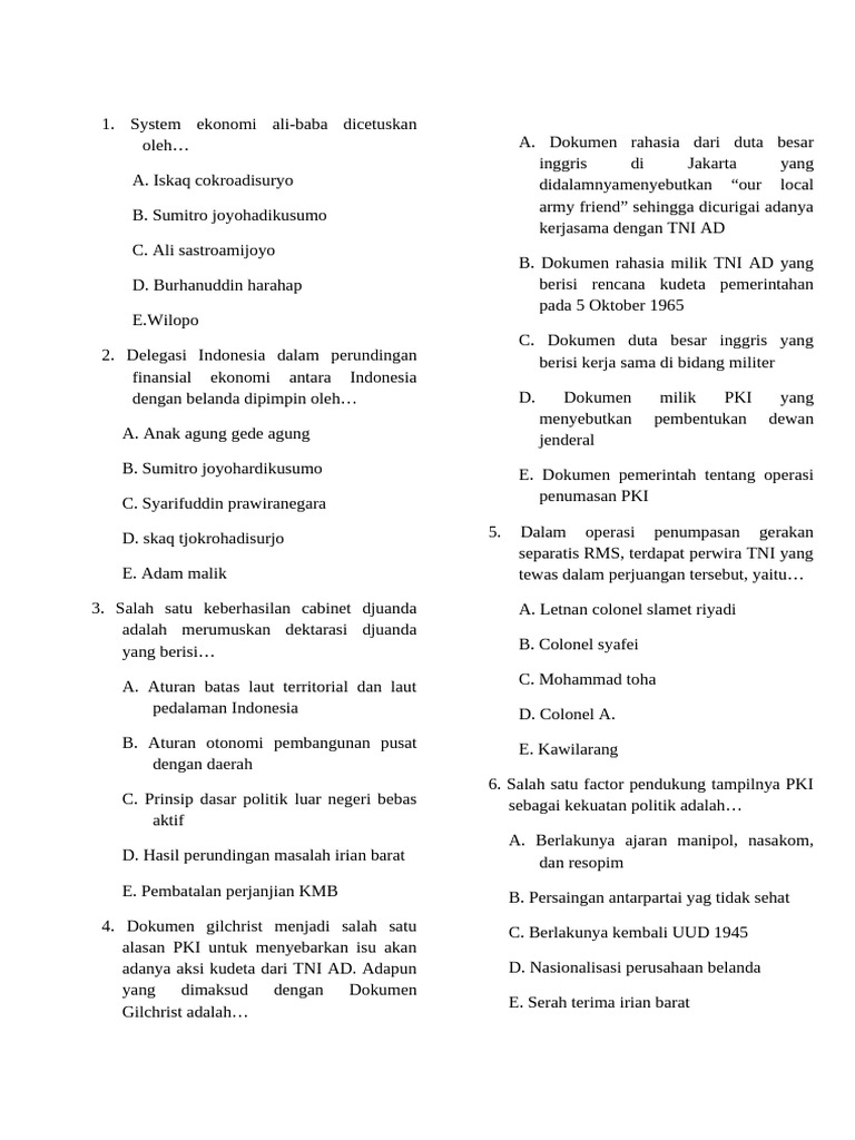 Sejarah Indonesia Elva | PDF