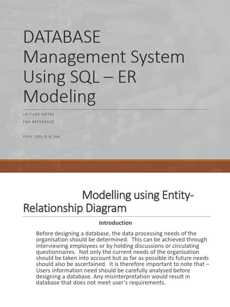 3 Relationships ER Model[1] | PDF | Conceptual Model | Databases