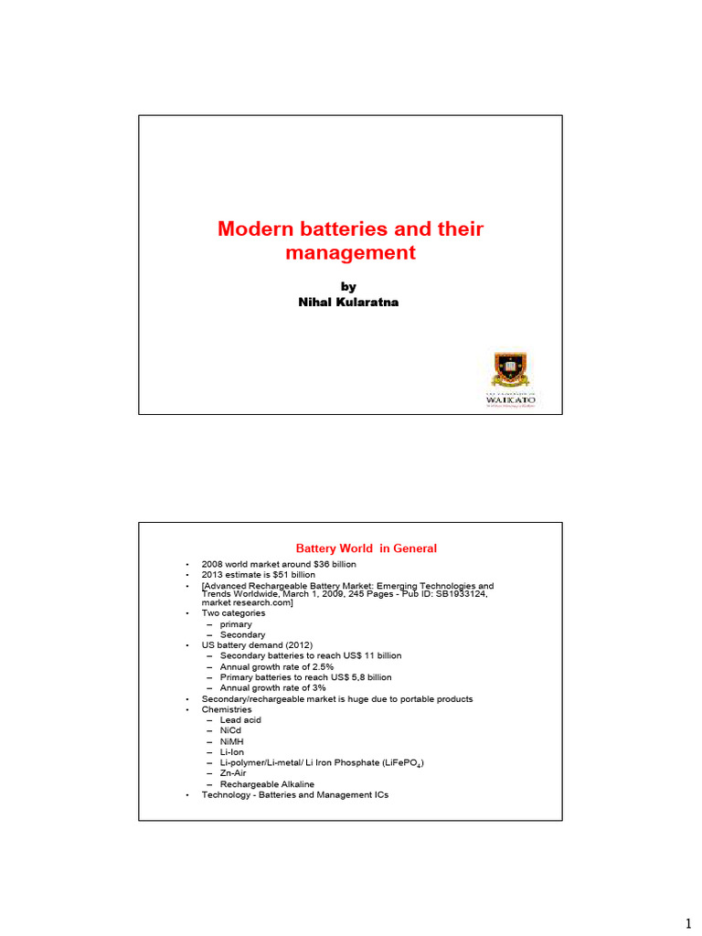 IECON 2010 Battery - Management2 2009 | PDF | Lithium Ion Battery ...