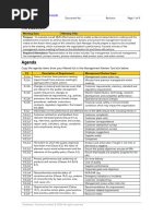 Management Review Agenda & Minutes Sample | PDF | Iso 9000 | Quality ...