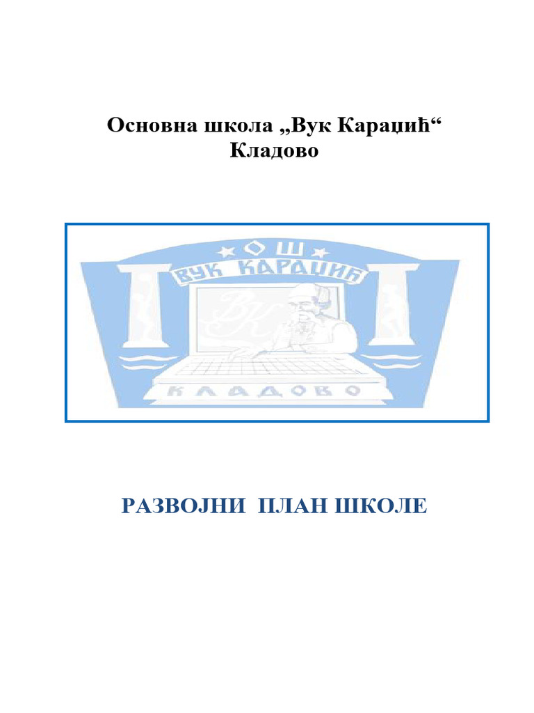 Razvojni-plan-skole-2020-2023 | PDF