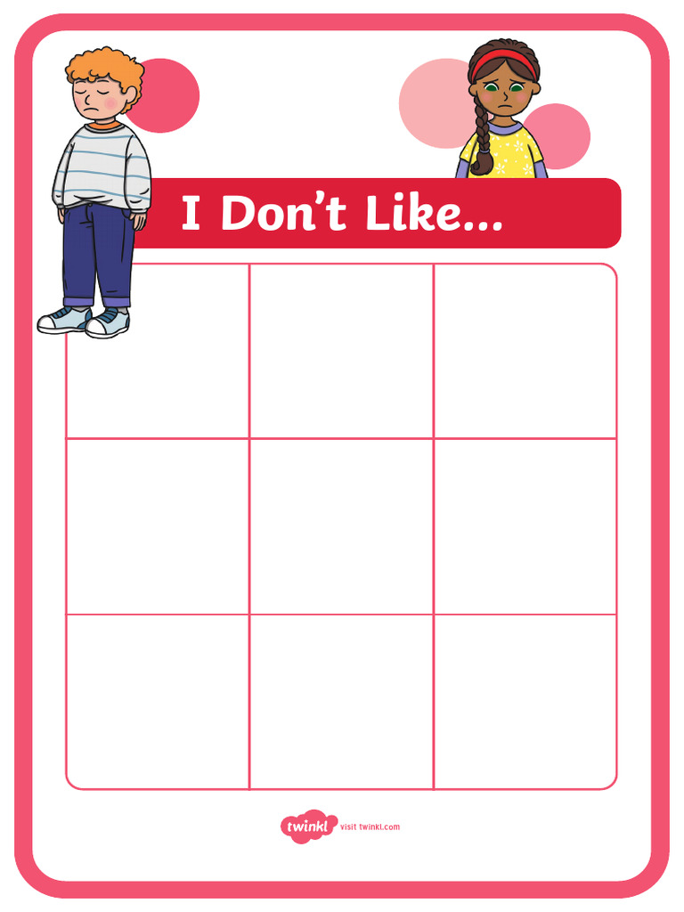 All-About-Me-Likes-and-Dislikes-Sorting-Activity-_ver_7-2 | PDF