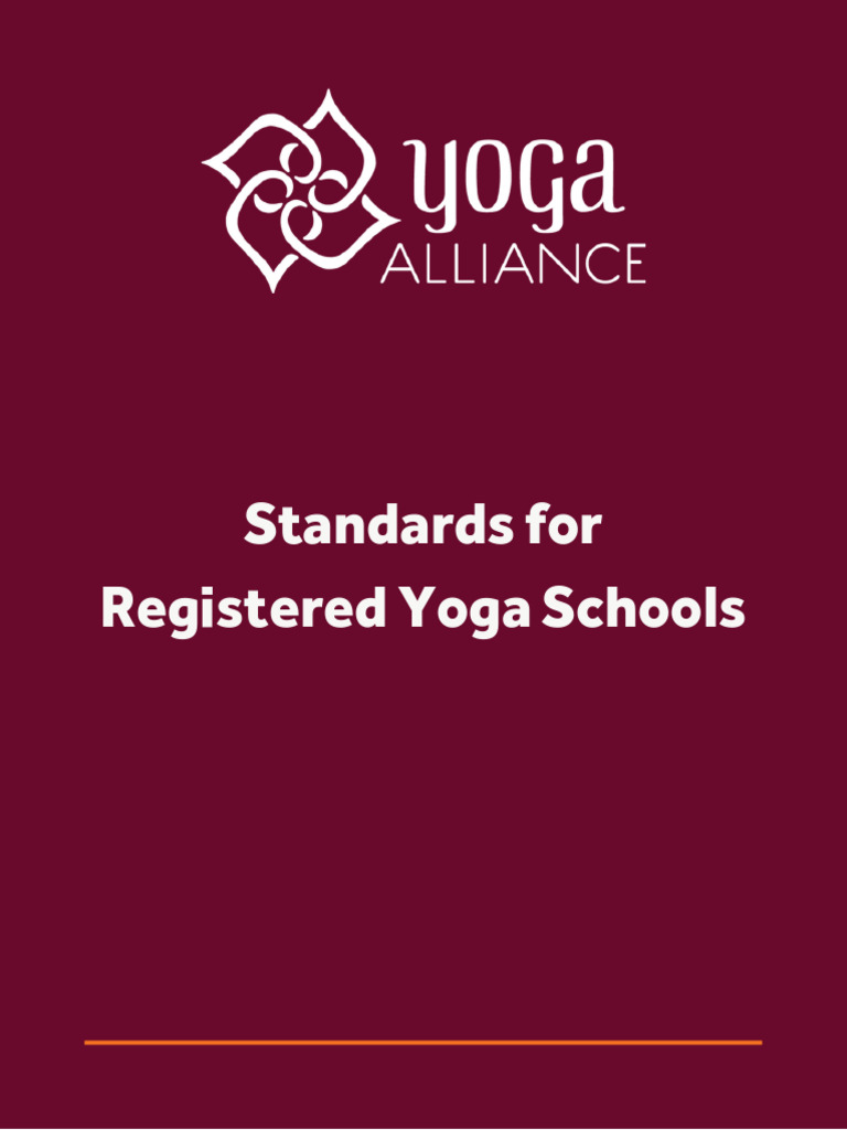 Standards For RYS 200 Hrs Credentials | PDF | Asana | Yoga
