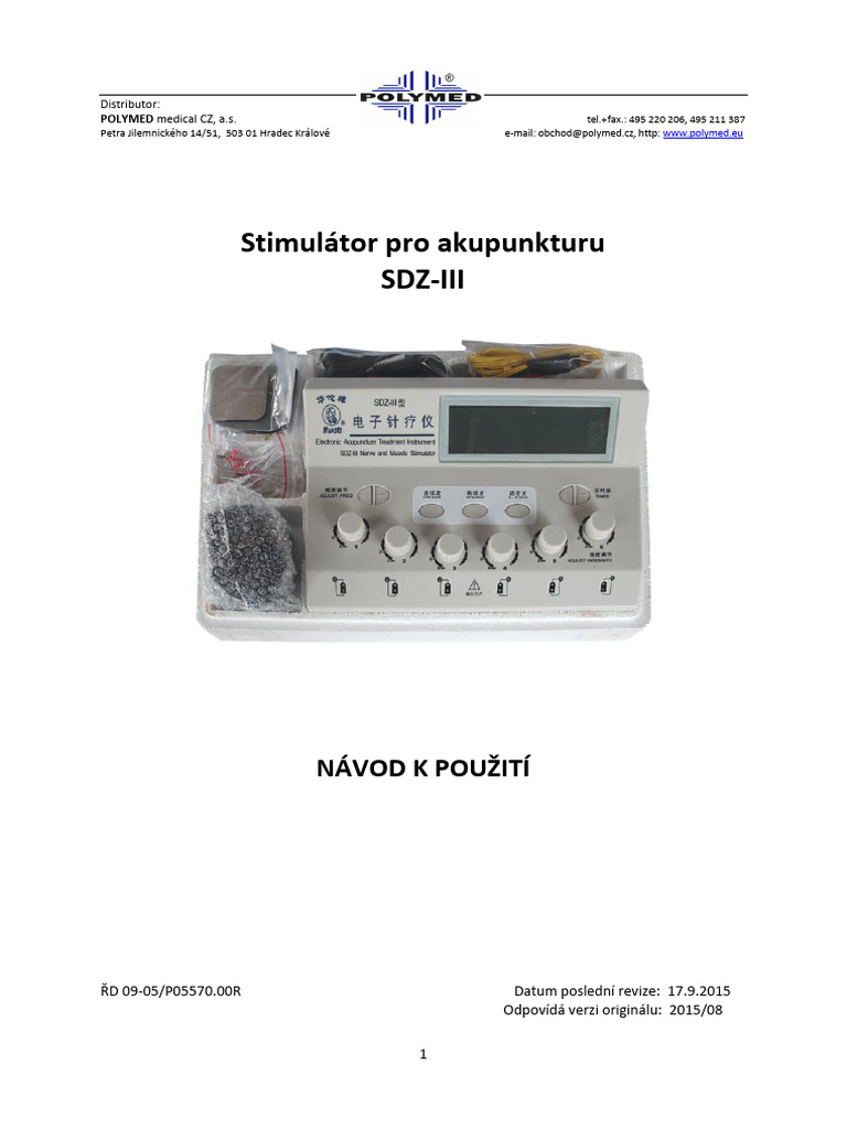 Stimulátor SDZ III | PDF