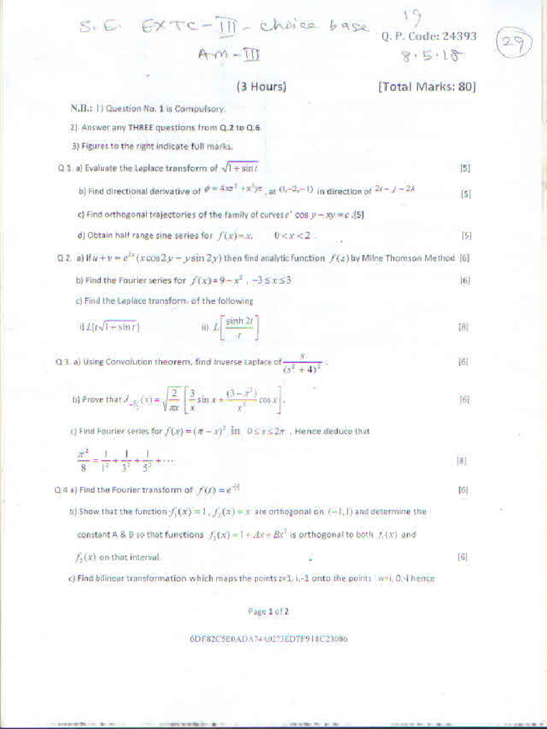 Sem-III Extc Choice Based (1) | PDF