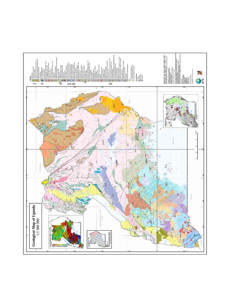 Geological Map of Uganda PDF | PDF