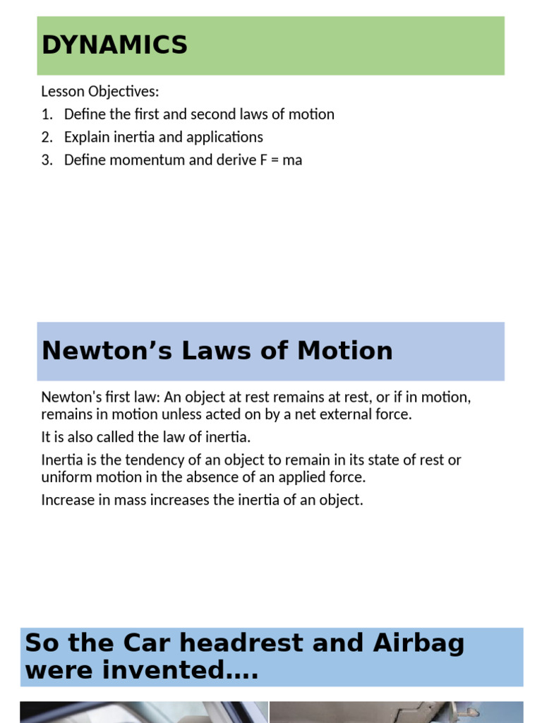 Understanding Newton's Laws of Motion | PDF | Momentum | Force